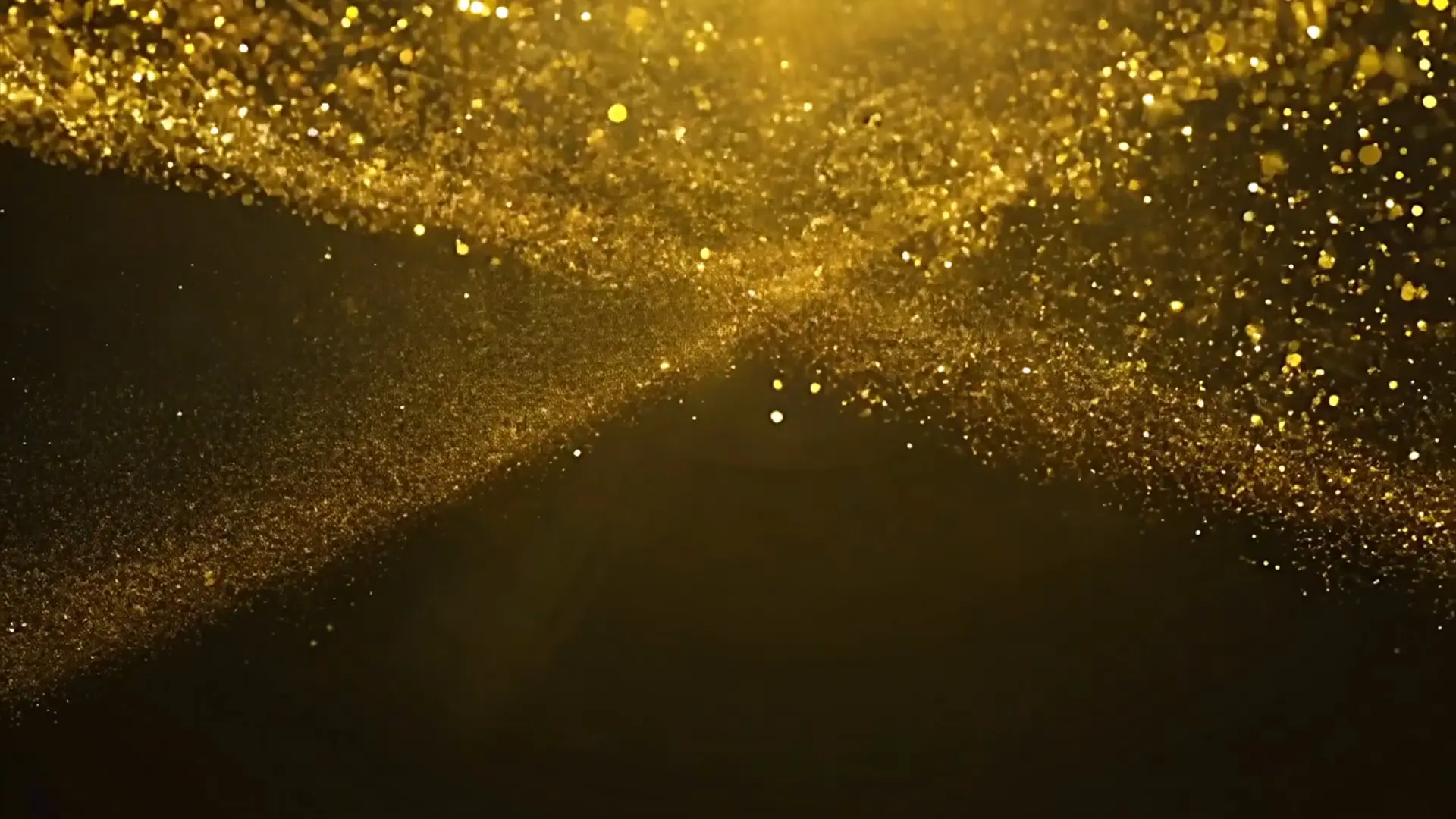 Elegant Gold Glitter Overlay For Fashion Show Teasers | Videos